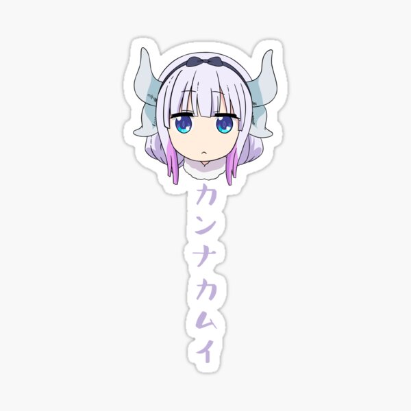 "Kanna Kamui Cute" Sticker for Sale by Quinnsho | Redbubble