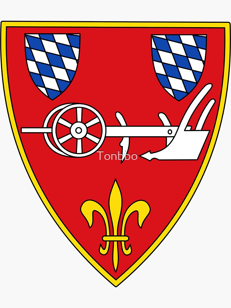 "Coat of Arms of Straubing, Germany" Sticker for Sale by Tonbbo | Redbubble