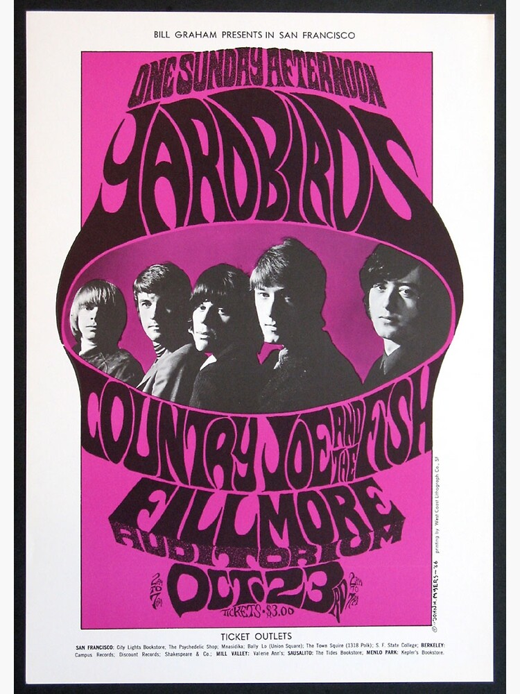 "Yardbirds" Poster for Sale by lindmerlin | Redbubble