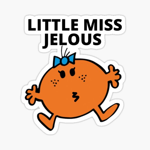 "Little miss jealous " Sticker for Sale by Lavannya | Redbubble
