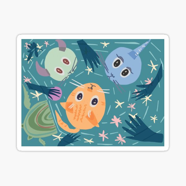 "the unraveling of haiku place" Sticker for Sale by HarryYuArt | Redbubble