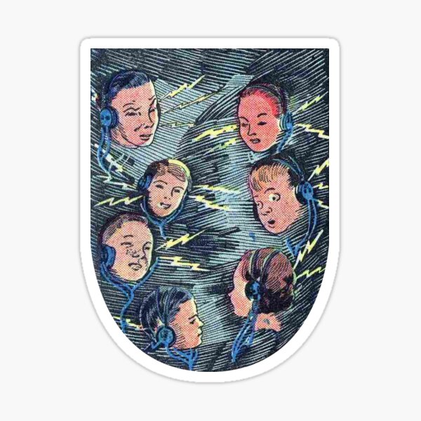 "classic comic vignette" Sticker for Sale by liro52 | Redbubble