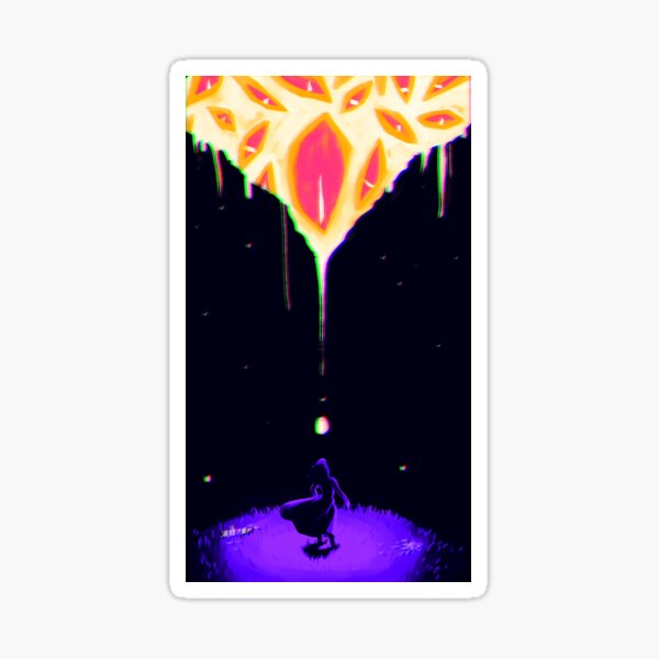 "Eyes Dripping Outside Purple" Sticker for Sale by neutralbrick | Redbubble