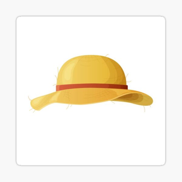 "Straw Hat" Sticker for Sale by ZaxasArt | Redbubble