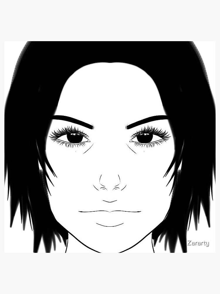 "Bold Face" Sticker for Sale by Zararty | Redbubble