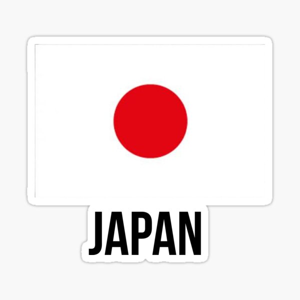 "Japan flag" Sticker for Sale by tmclothingstore | Redbubble