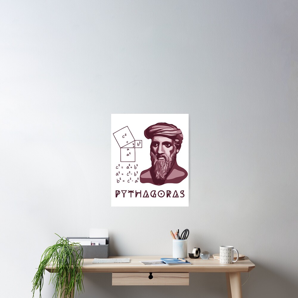 "Pythagoras - Right Triangle Magic" Poster for Sale by unhingedheather ...
