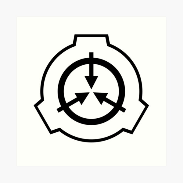 "SCP Foundation Logo HD" Art Print for Sale by Raildur | Redbubble