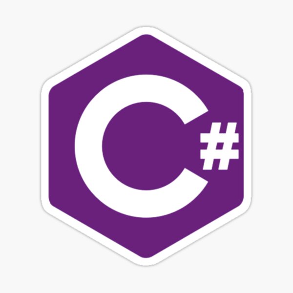 "c sharp" Sticker for Sale by kreggnation | Redbubble