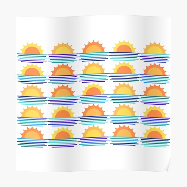 "Forever Chasing Sunsets Sticker" Poster for Sale by DeliciouSs | Redbubble