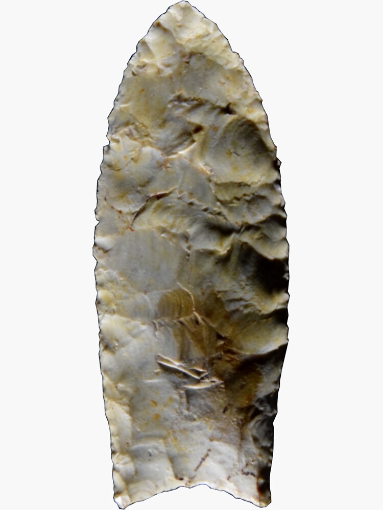 "Arrowhead - Clovis" Sticker for Sale by onlyaveragejoe | Redbubble