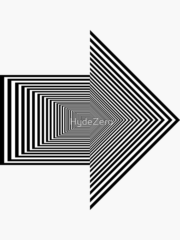 "Diving Into An Arrow" Sticker for Sale by HydeZero | Redbubble