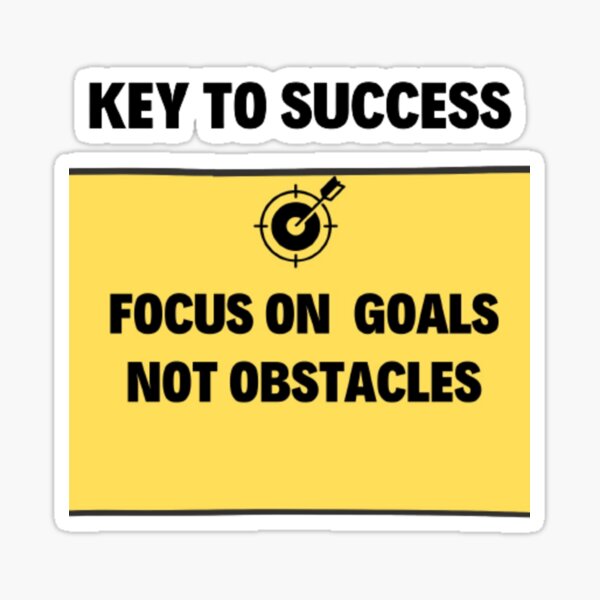 "KEY TO SUCCESS" Sticker for Sale by PLEENTYY | Redbubble