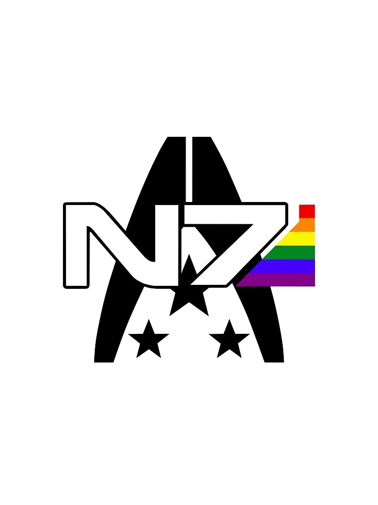 "Mass Effect N7 Alliance Gay Pride Tee" Sleeveless Top by ...