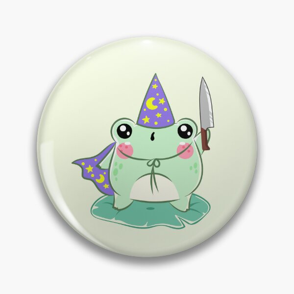 "Cute Cartoon Kawaii Frog holding knife | adorable knife animals ...