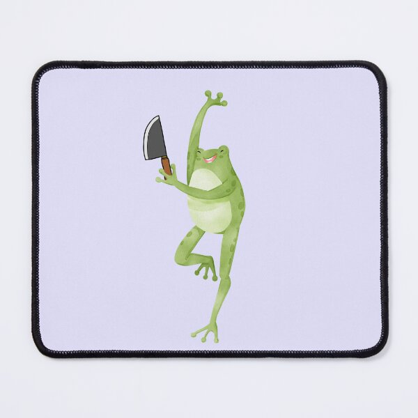 "Cute Cartoon Kawaii Frog holding knife | adorable knife animals ...