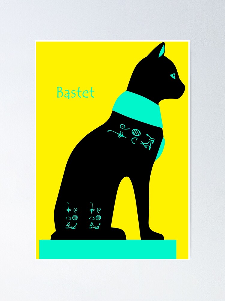 "Bastet the Egyptian god, Egyptian Bast " Poster for Sale by Nemo-arts ...