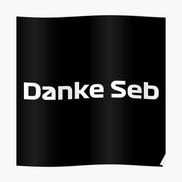 "Danke Seb Formula 1 2022" Poster for Sale by larsmeijer11 | Redbubble
