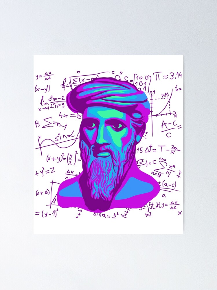 "Pythagoras Portrait " Poster for Sale by unhingedheather | Redbubble