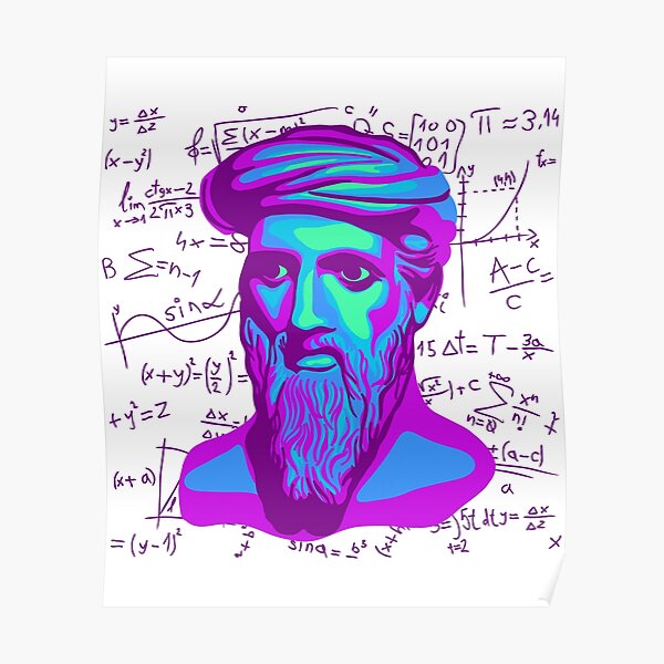 "Pythagoras Portrait " Poster for Sale by unhingedheather | Redbubble