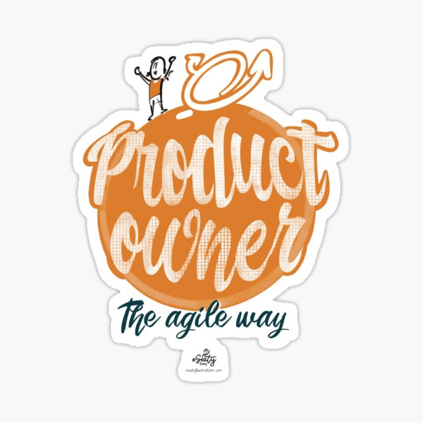 "Product Owner - the Agile Way" Sticker for Sale by eSeaty | Redbubble