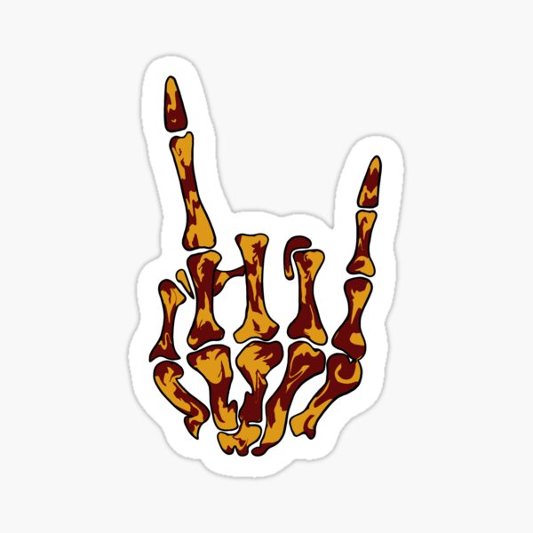 "Skeleton Hand FSU " Sticker for Sale by LUVFSU | Redbubble