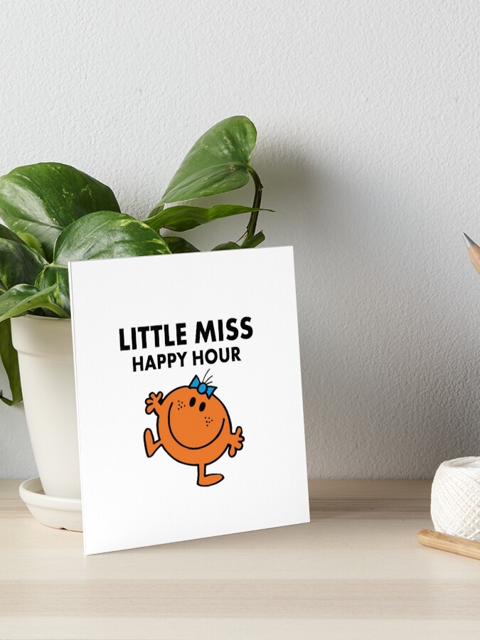 "little miss happy hour " Art Board Print for Sale by pnkrose | Redbubble