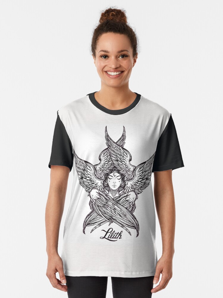 "Lilith" T-shirt for Sale by traumfaenger | Redbubble | fallen angel ...