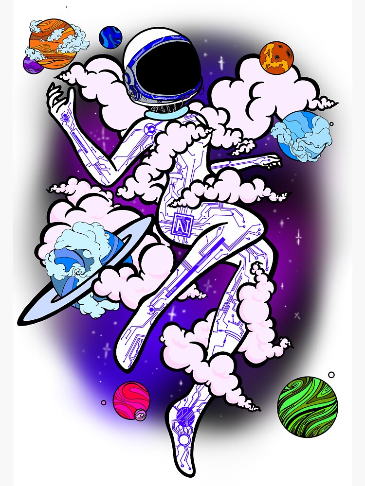 "Galactic star dust" Sticker for Sale by C3PCreations | Redbubble