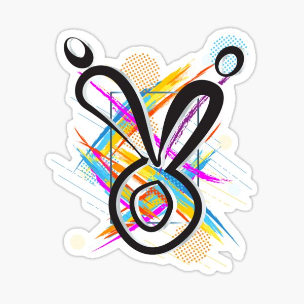 "Two Connected" Sticker for Sale by Nobiya | Redbubble