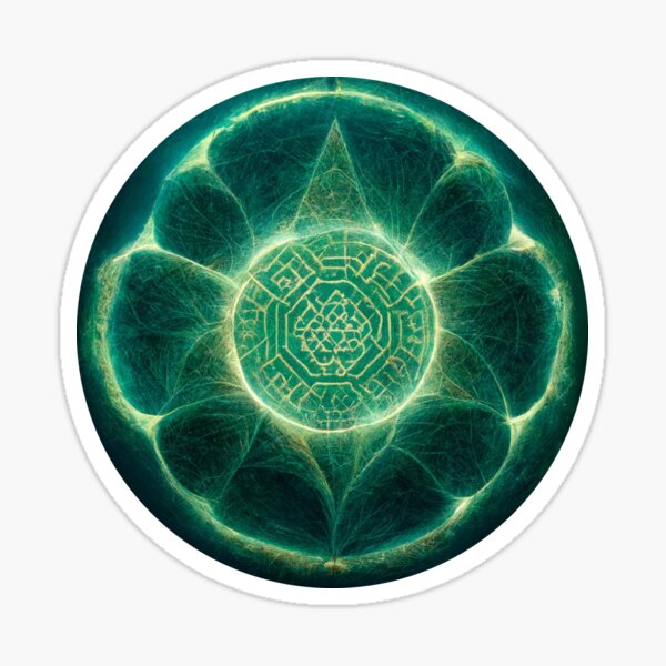"MATRIX CODE CELTIC MANDALA" Sticker for Sale by worn | Redbubble