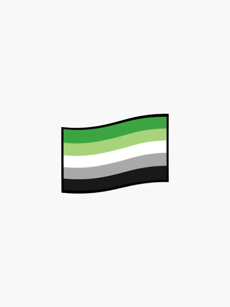 Aromantic Pride Flag Sticker For Sale By Lucindas Art07 Redbubble
