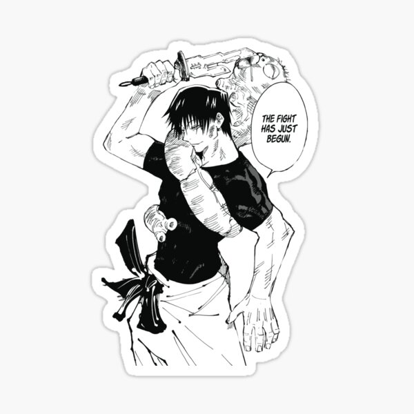 "Jujutsu Kaisen Toji and his worm" Sticker for Sale by Emi09 | Redbubble