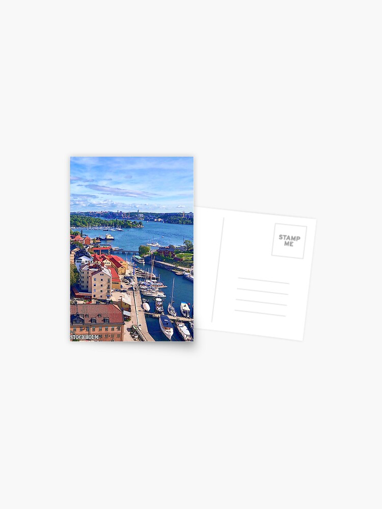 "Stockholm Sweden City" Postcard for Sale by Alexandra Rty | Redbubble