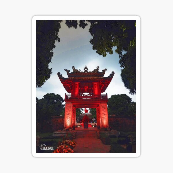 "Hanoi Vietnam City" Sticker for Sale by PostersStickers | Redbubble