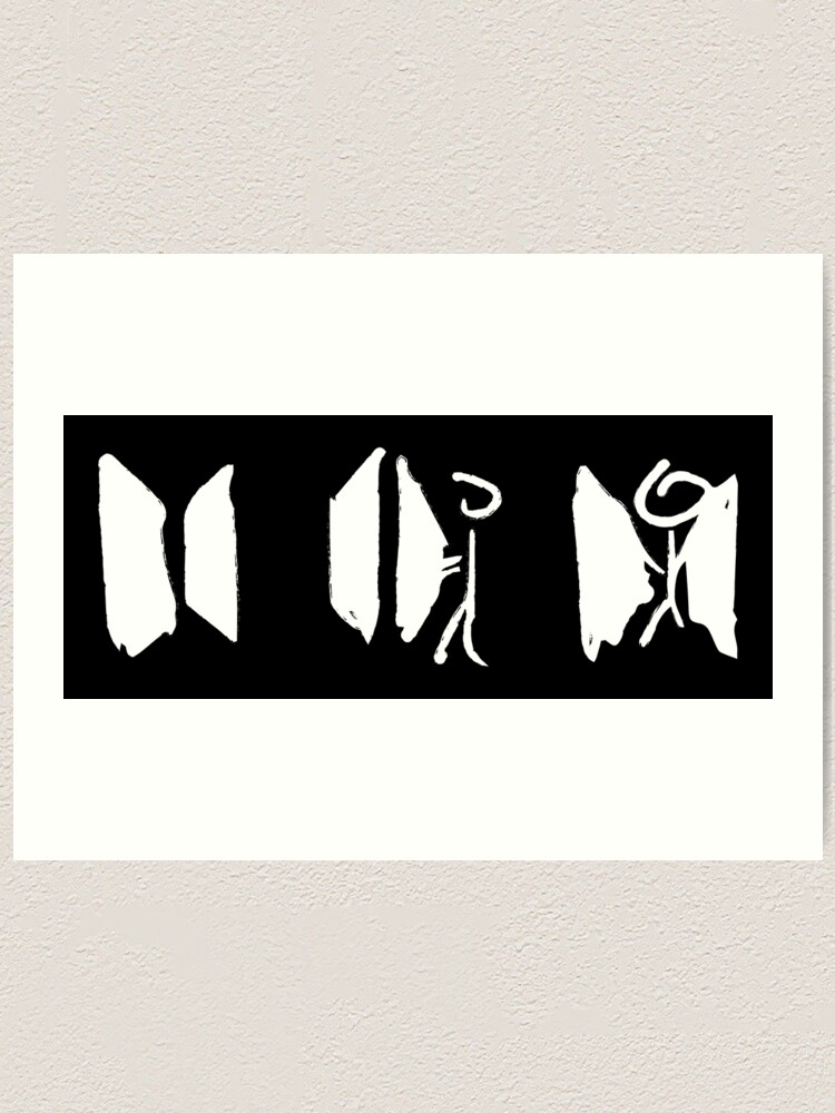 "Proof of inspiration BTS Jin logo" Art Print for Sale by ...