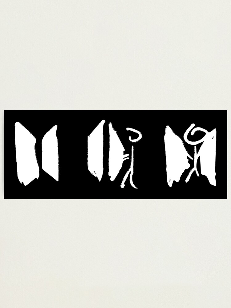 "Proof of inspiration BTS Jin logo" Photographic Print for Sale by ...