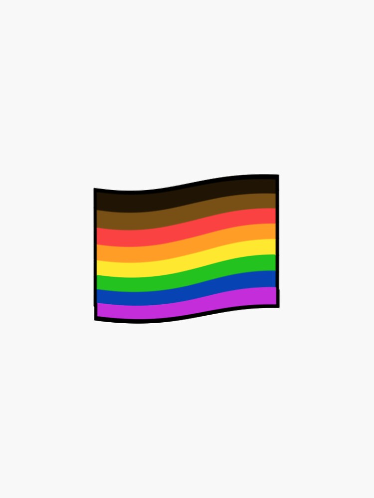 "POC LGBTQ+ pride flag" Sticker for Sale by Lucindas-Art07 | Redbubble