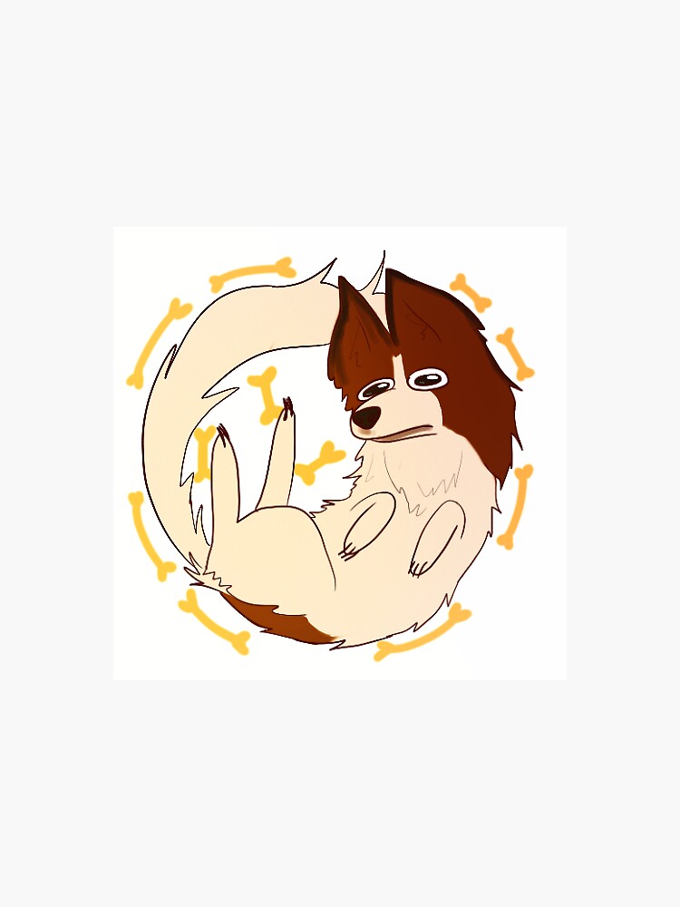 "Cute Confused Dog" Sticker for Sale by Twistys-Reef | Redbubble