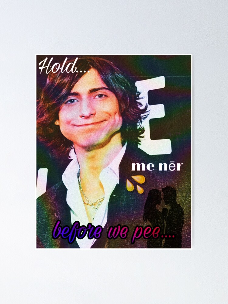 Aidan Gallagher Meme Poster For Sale By Theastralrealm Redbubble