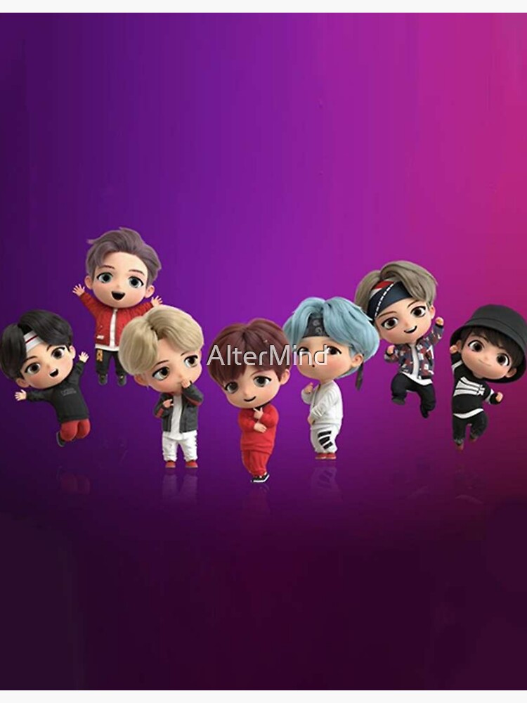"BTS mini" Sticker for Sale by AlterMind | Redbubble