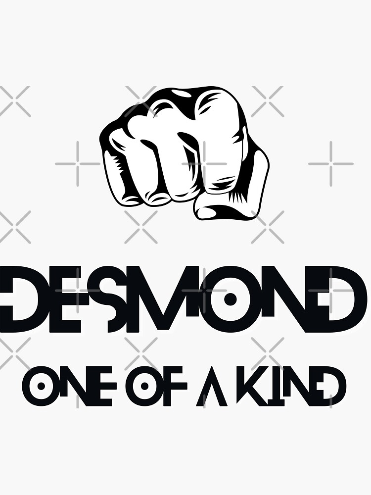 "Desmond Name One of a Kind Birthday Anniversary, Appreciation Gift ...