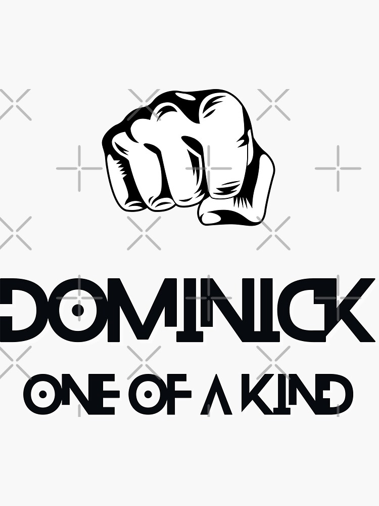 "Dominick Name One of a Kind Birthday Anniversary, Appreciation Gift ...