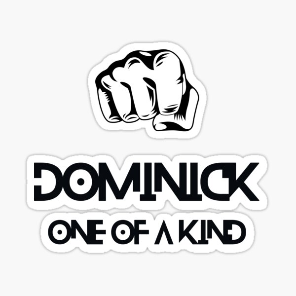 "Dominick Name One of a Kind Birthday Anniversary, Appreciation Gift ...