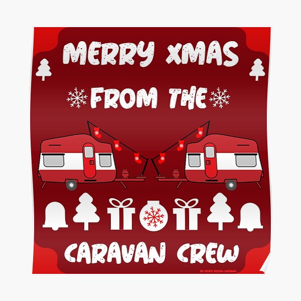 "Happy Caravan Christmas | Caravanning Xmas | Caravan Christmas Gifts ...