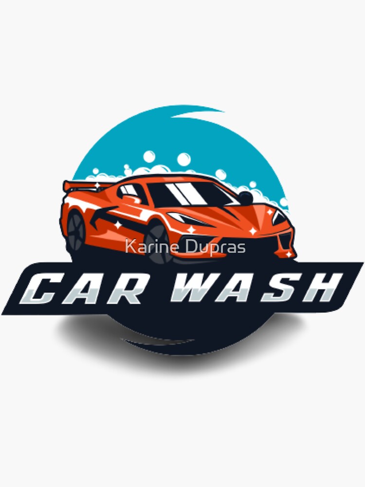 "car wash" Sticker for Sale by Chefkarine1 | Redbubble