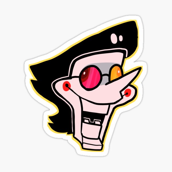 "Spamton from Deltarune by Toby Fox" Sticker for Sale by LazyboxP ...