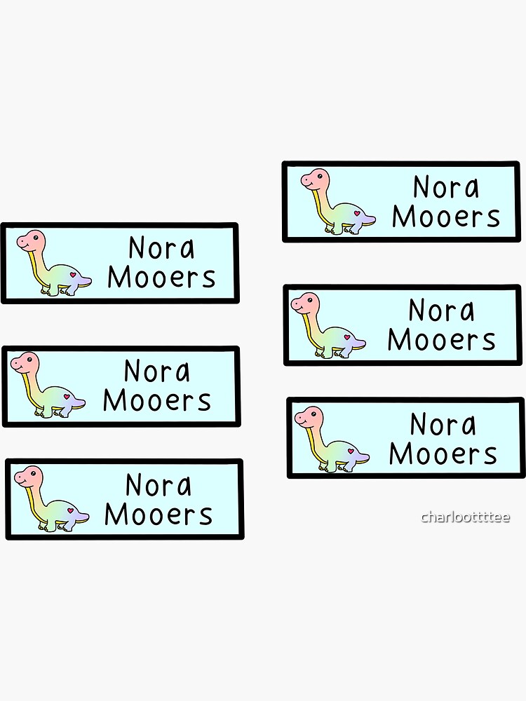 "nora mooers sticker pack 2022" Sticker for Sale by charloottttee ...