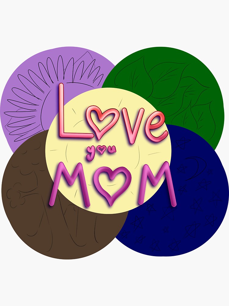 "Happy Birthday Mom!" Sticker for Sale by BepisBenis | Redbubble