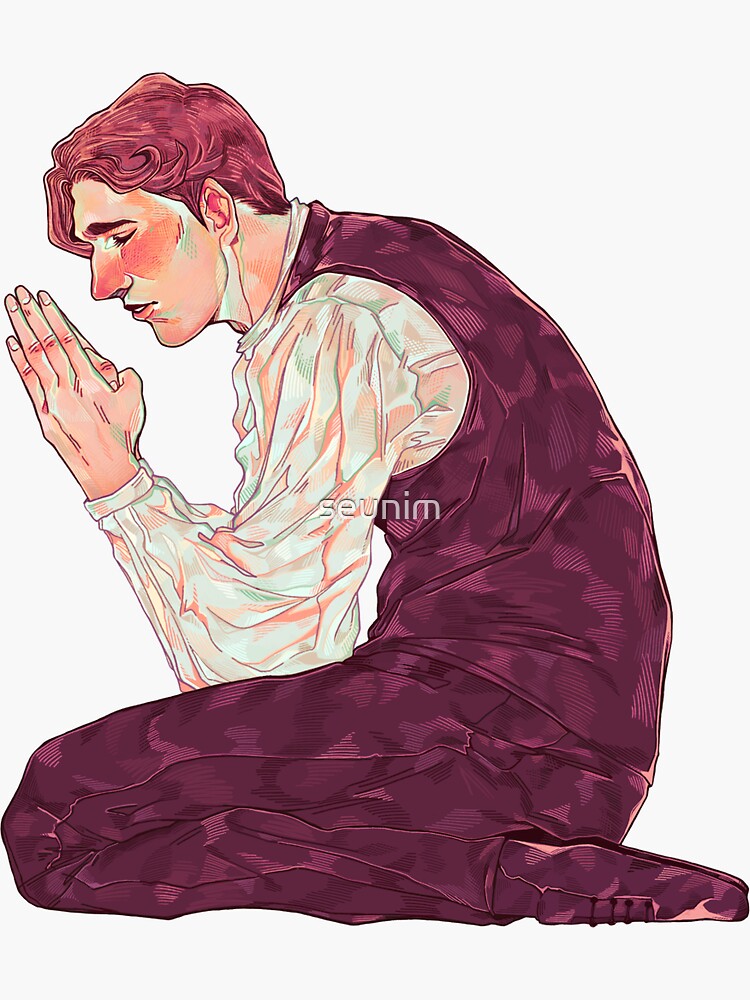 "Eli Sunday Illustration" Sticker for Sale by Lara Frost | Redbubble